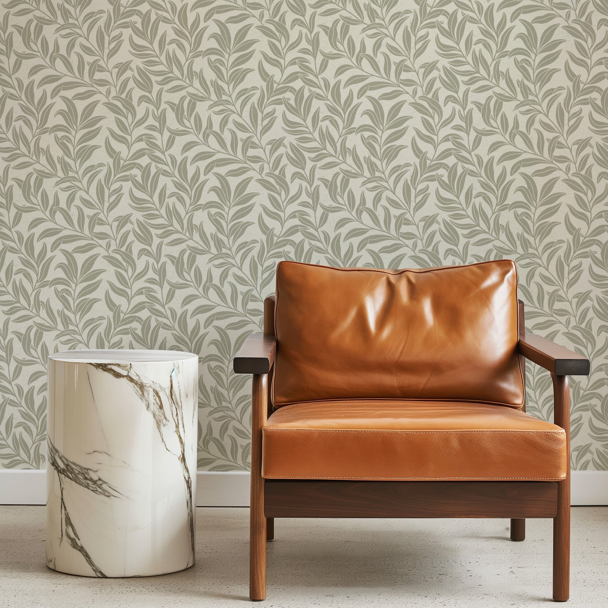 Winding Vines Wallpaper - Sage – Ayara Home