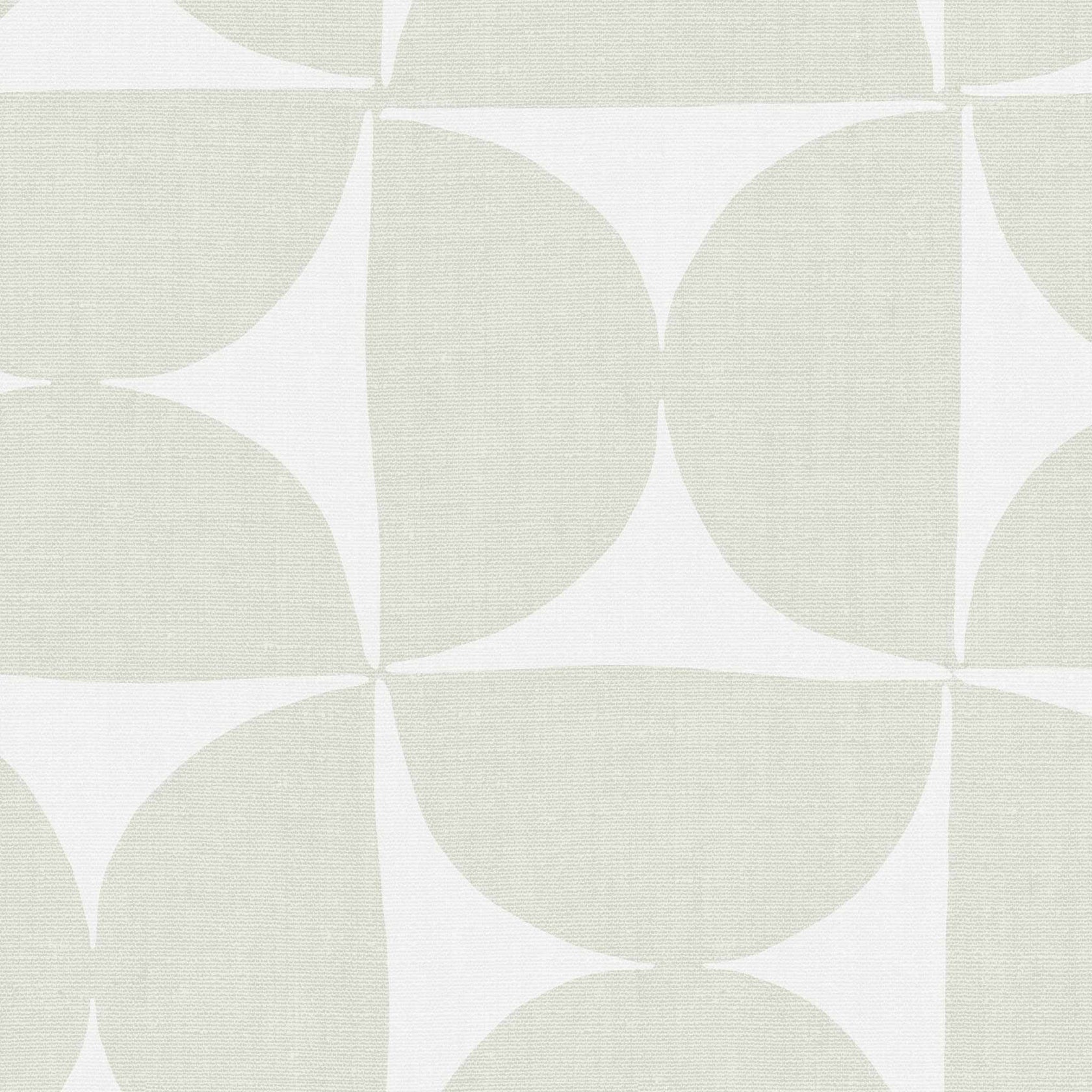 Half Circle Tile Wallpaper - Light Sage – Ayara Home