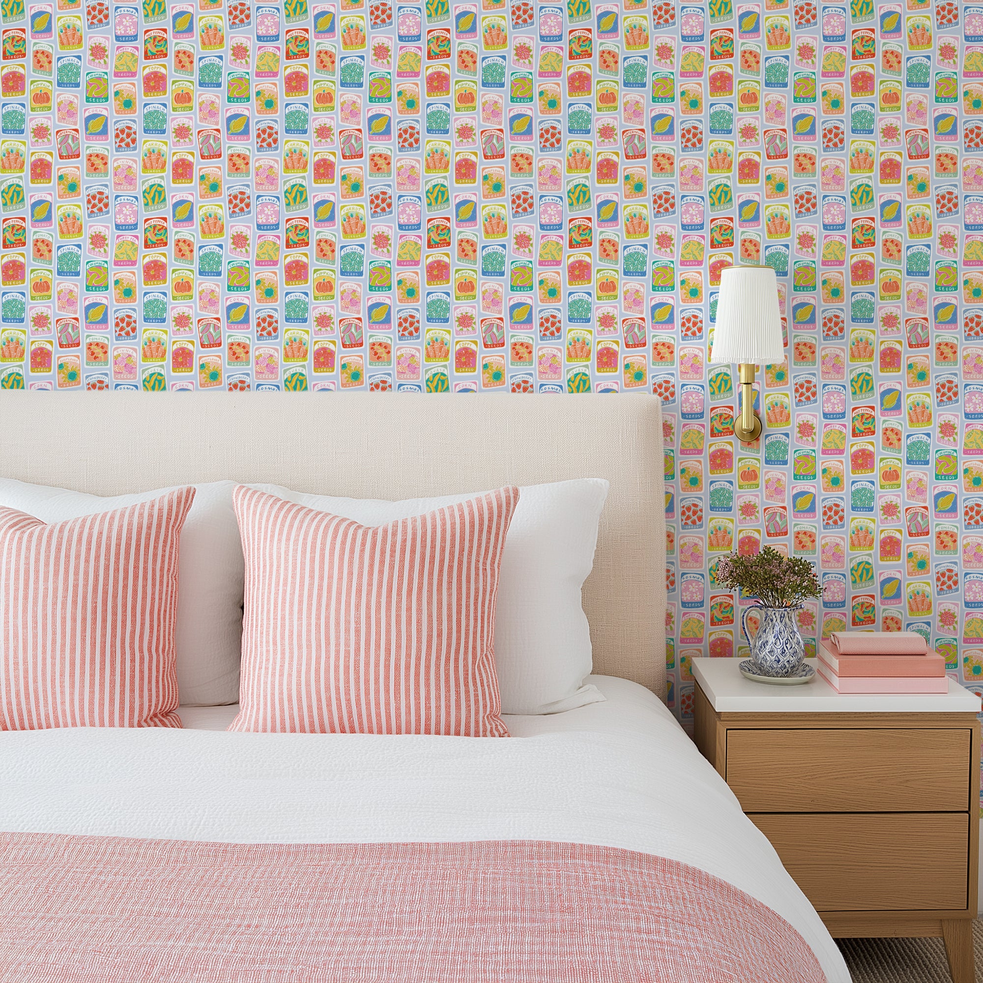 Seed Packet Wallpaper - Multi – Ayara Home