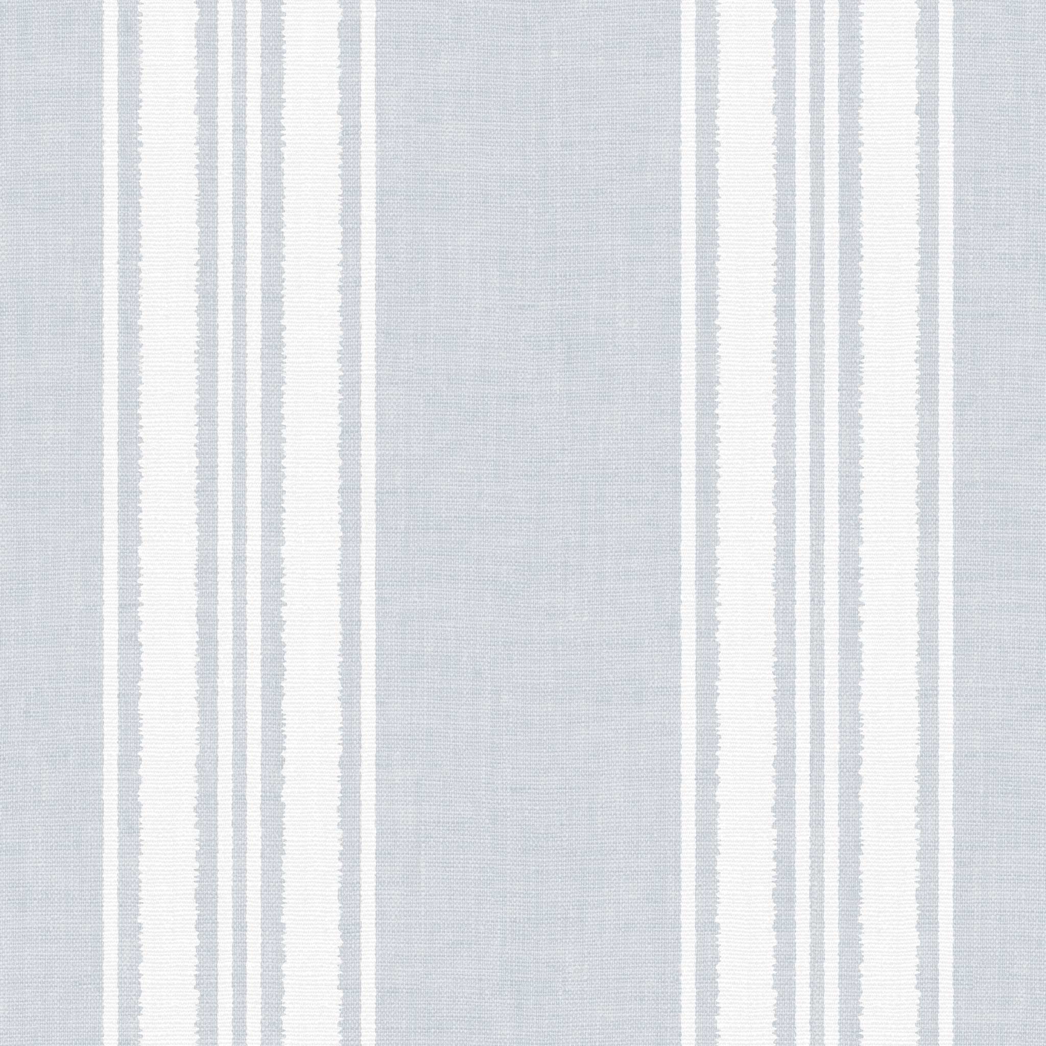 Linen Stripes Wallpaper - French Blue Gray – Ayara Home