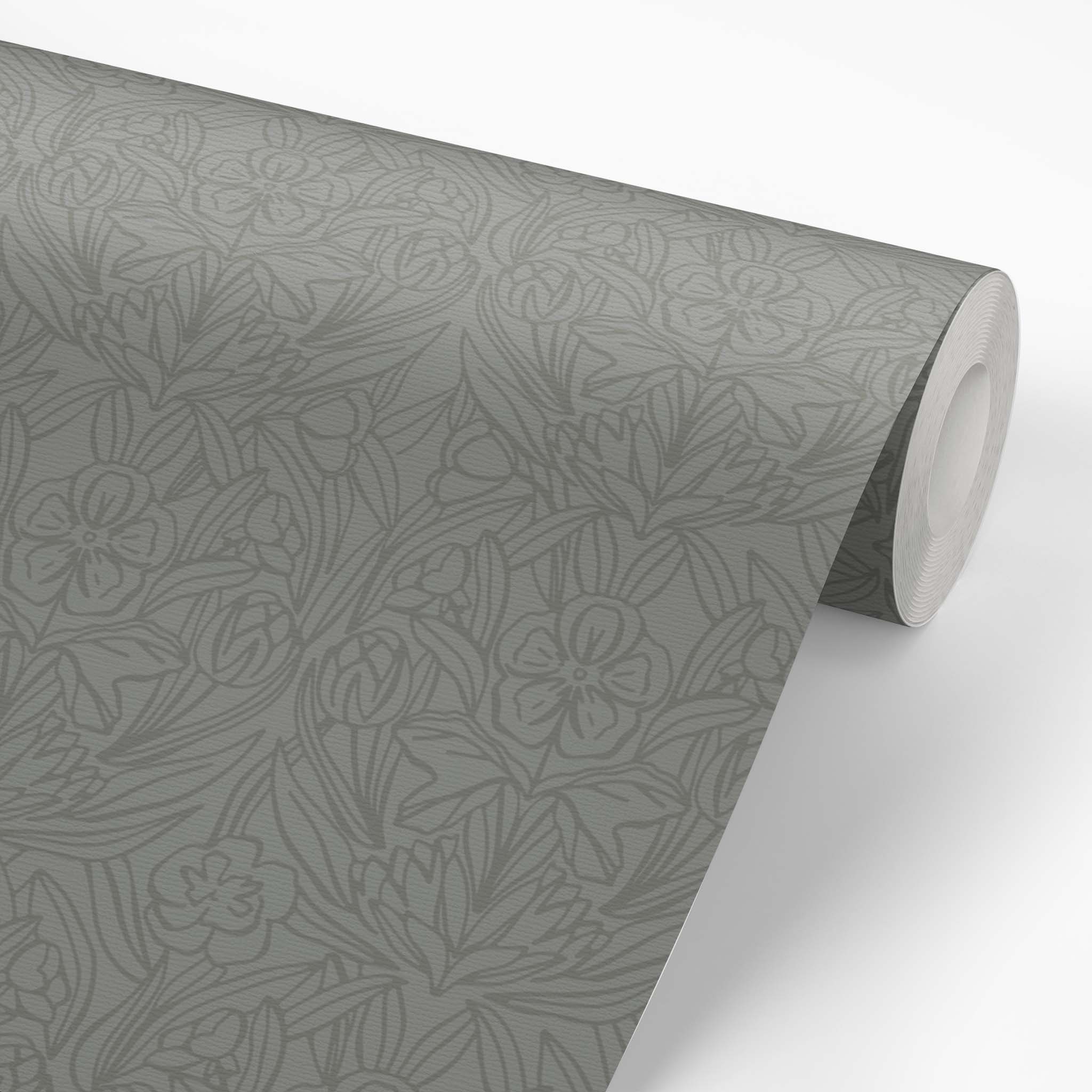 Copley Wallpaper - Green – Ayara Home