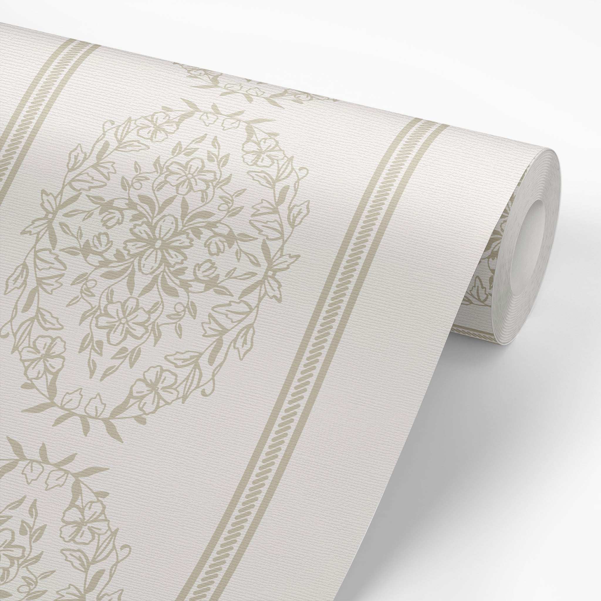 Milton Wallpaper - Taupe – Ayara Home