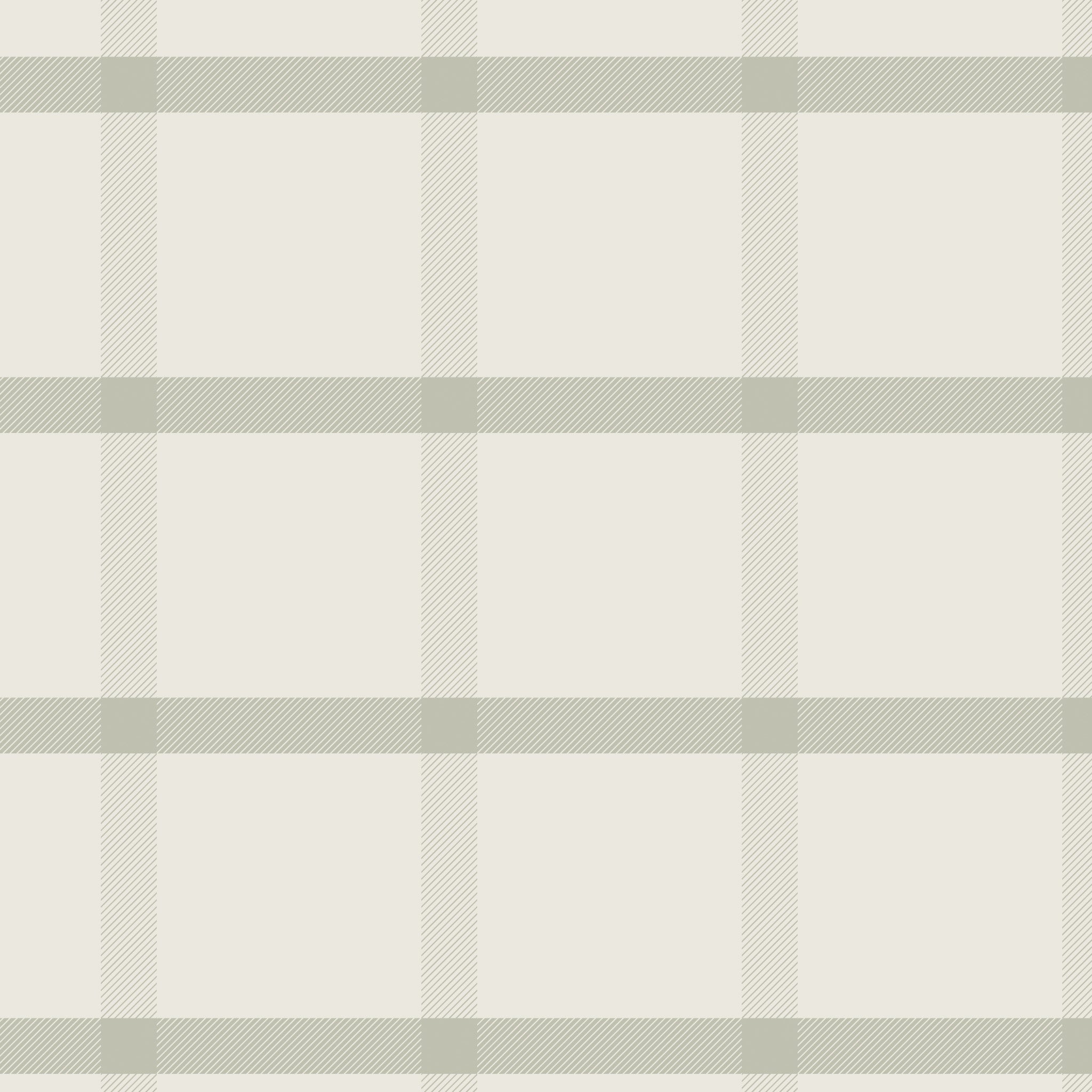 Simple Plaid Wallpaper - Sage – Ayara Home