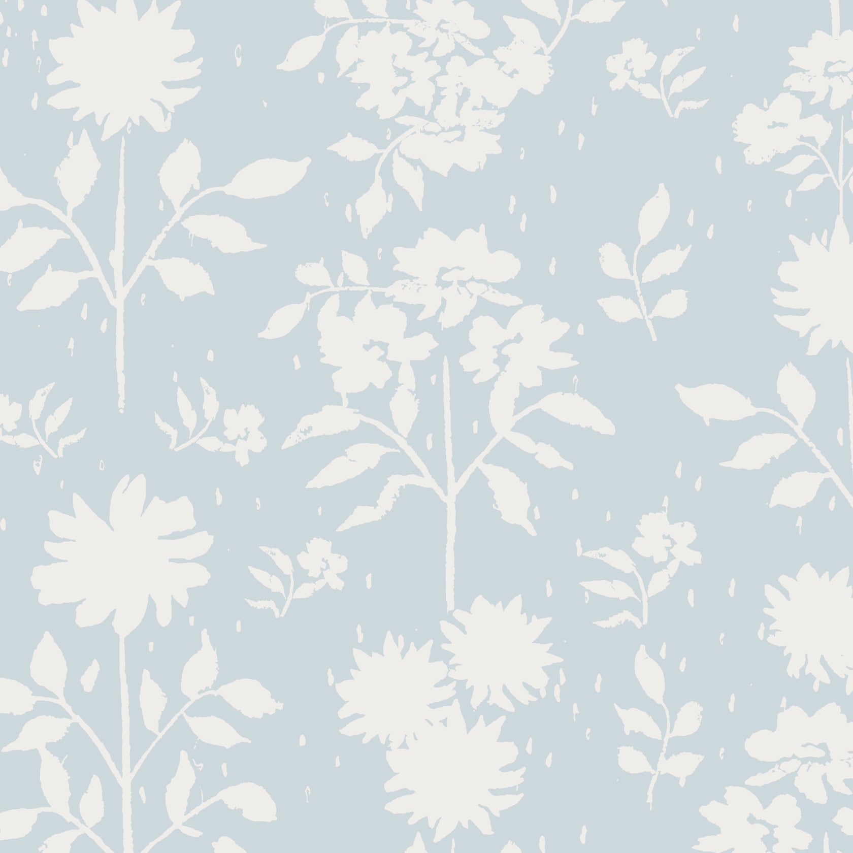 Cecilia Wallpaper - Mist – Ayara Home
