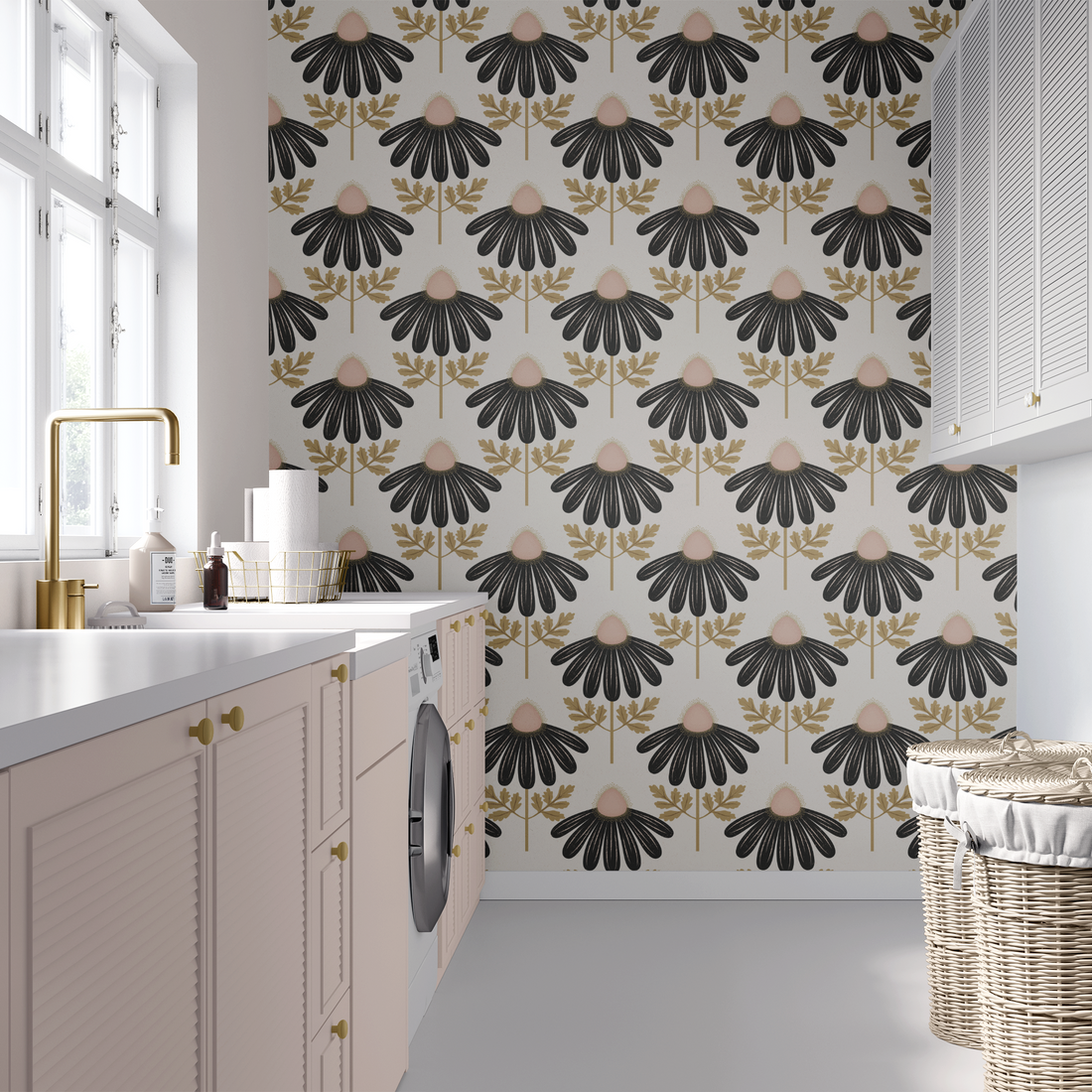 Good Luck Daisy Wallpaper - Cream – Ayara Home