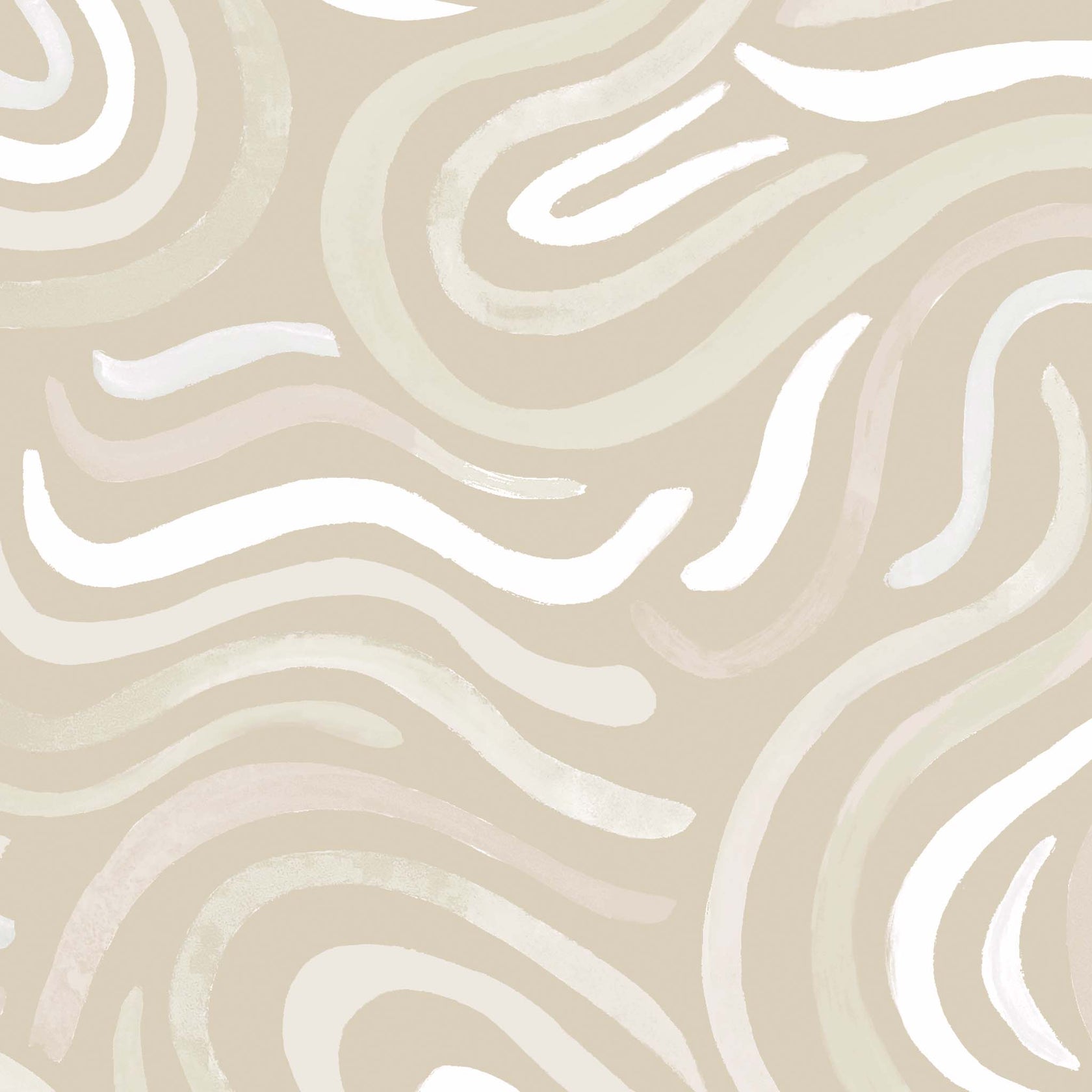 Modern Rainbow Wallpaper - Beige – Ayara Home