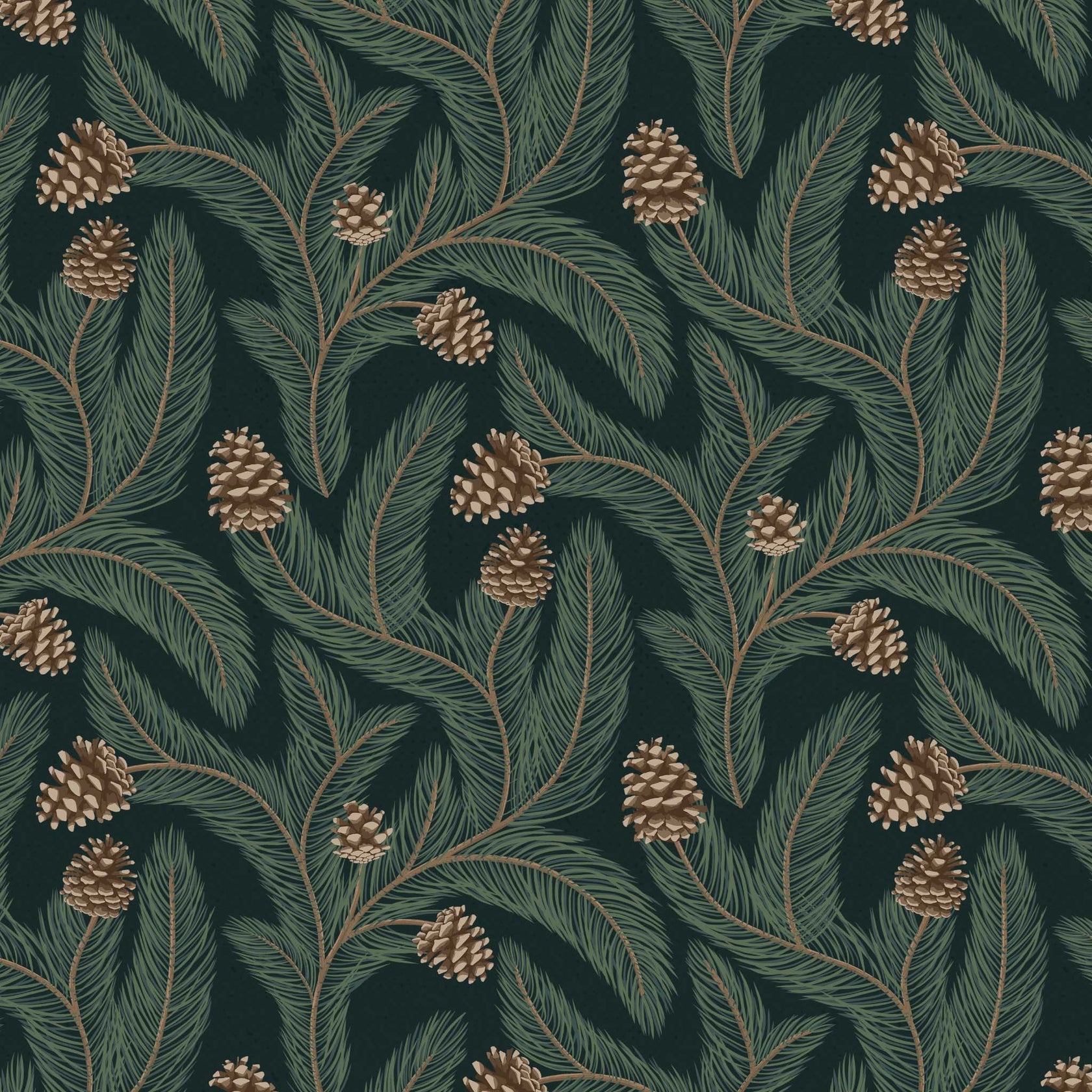 Sitka Wallpaper - Forest – Ayara Home